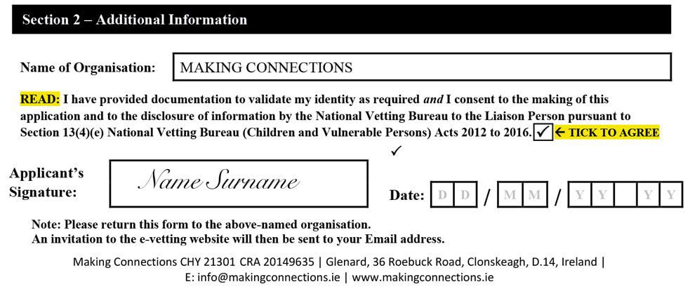 Application Guidance | Making Connections